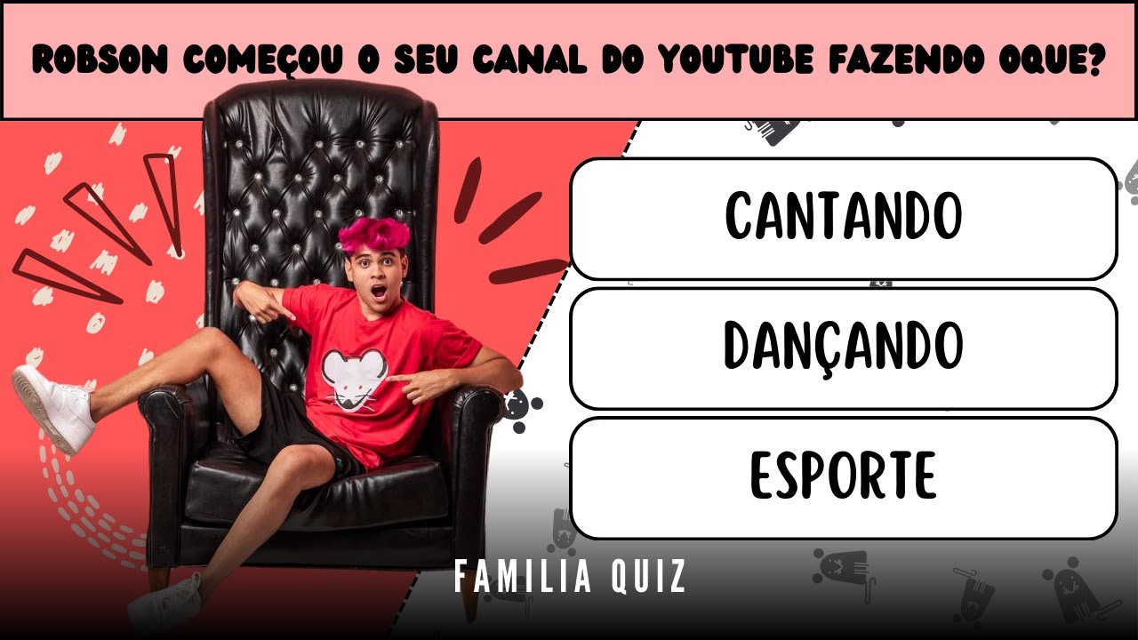 10 PERGUNTAS SOBRE O ROBSON* só para os fã dos rosas 🐀 - YouTube