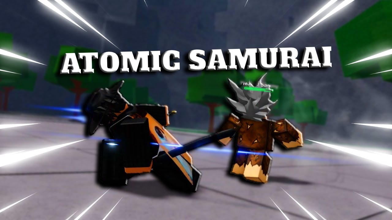 NEW ATOMIC SAMURAI MOVESET IS CRAZY in the strongest battlegrounds ...