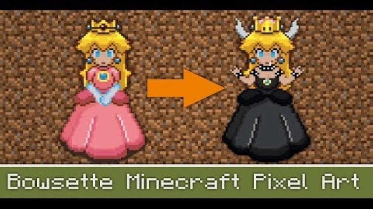 【BOWSETTE/クッパ姫/库巴公主】在Minecraft我的世界里建一个库巴姬 - YouTube
