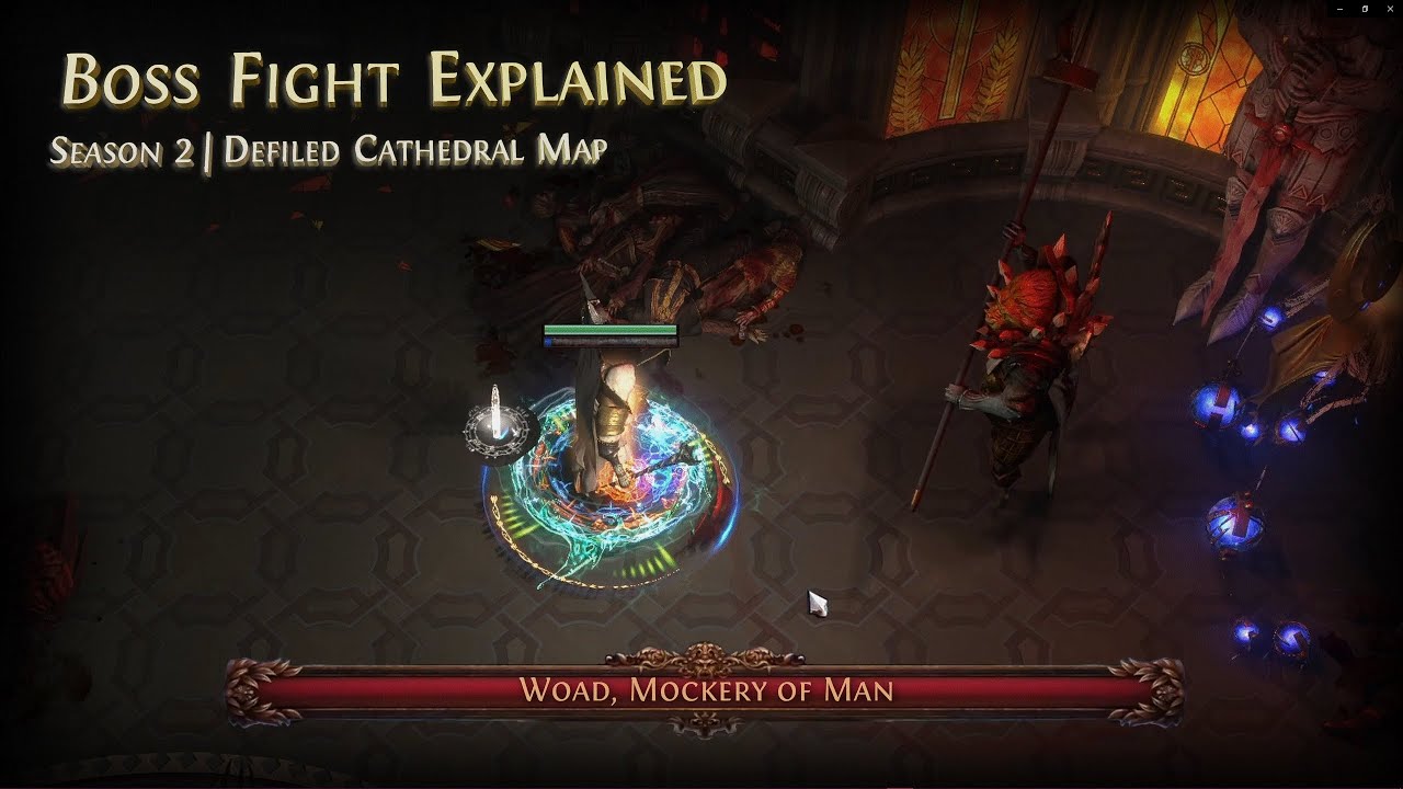 Woad, Mockery of Man | Defiled Cathedral Map | Boss Showcase (Season 2 ...