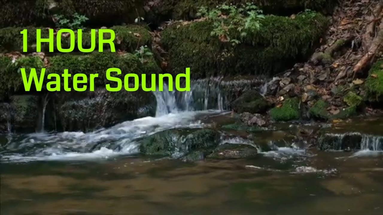 1 Hour Water Sound for Sleep - YouTube