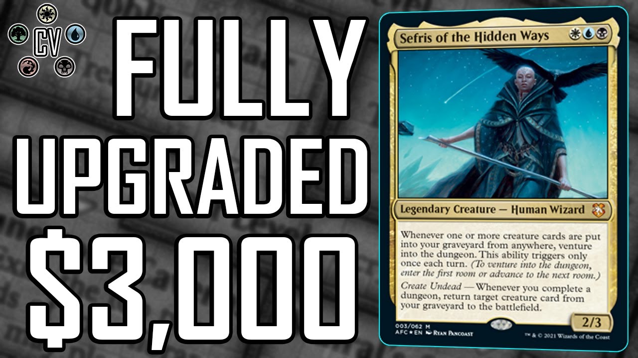Fully Upgraded $3,000 Sefris of the Hidden Ways Commander Deck - YouTube
