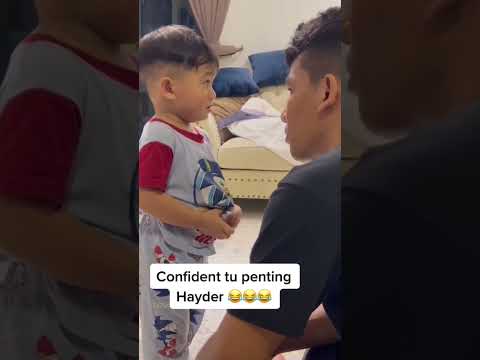 COMEL JE BILA HAZIQ MARAH HAYDER😃#hayder #haziq #johor