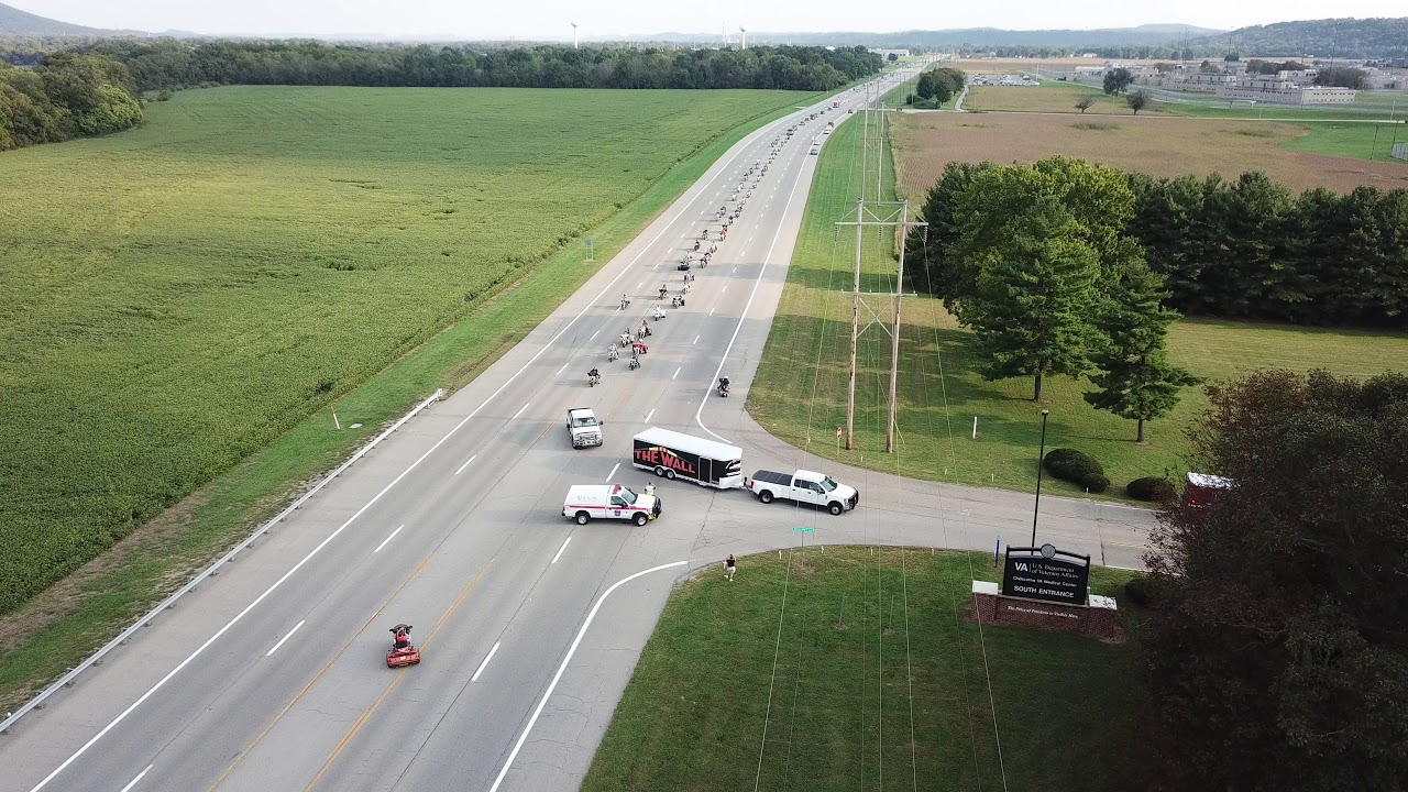 2018-09-19 Vietnam Veterans Memorial Wall Arrival at Chillicothe VA ...