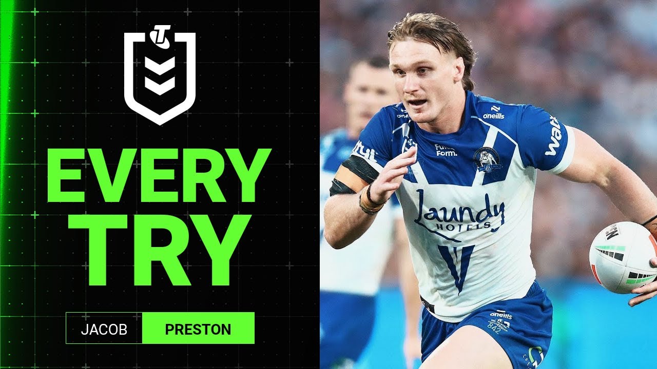 NRL Highlights | Jacob Preston's 2025 try-scoring season - YouTube