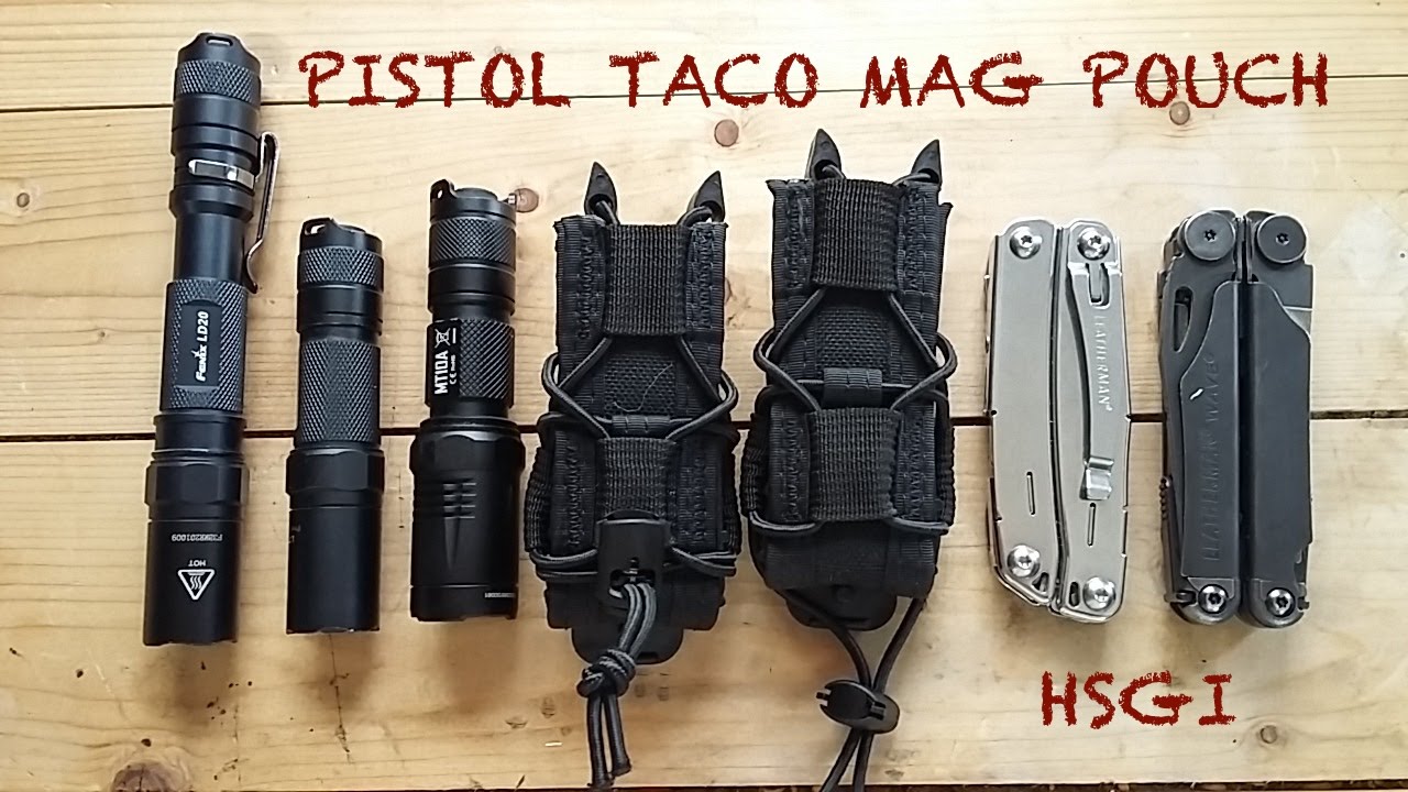 PISTOL TACO MAG POUCH - HSGI (FRENCH) - YouTube