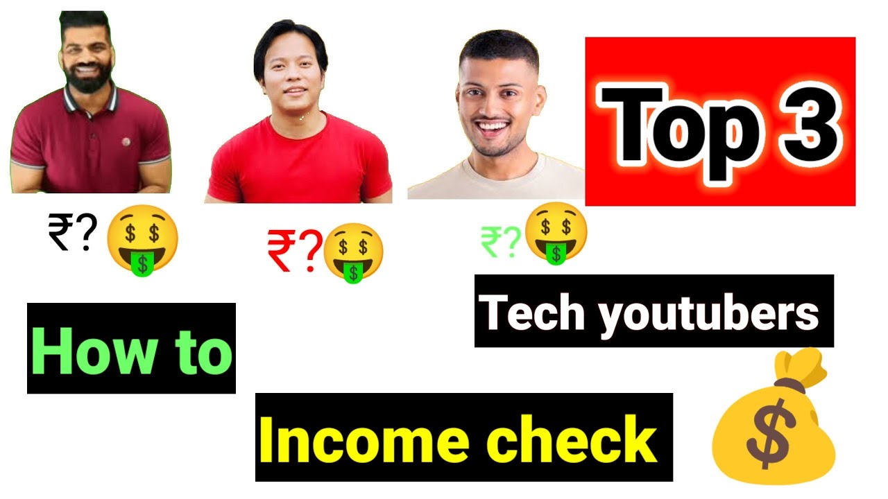 Any tech youtubers income how to check 😱@safrutechworld - YouTube