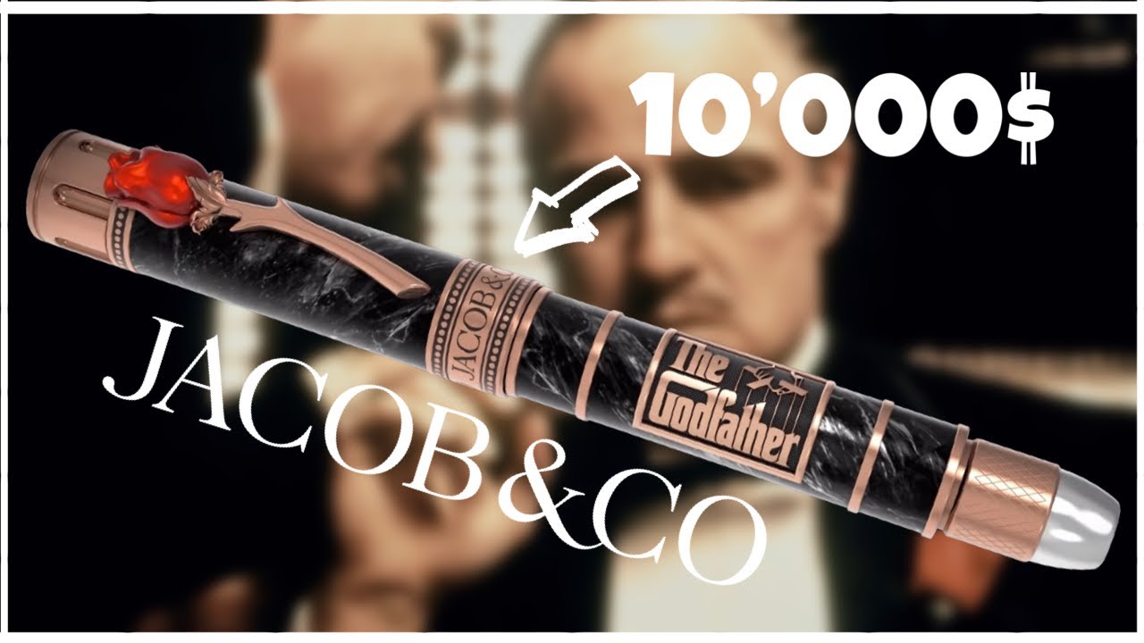 Unbelievable! INSANE $10,000 Jacob & Co. Godfather Luxury Pen in Action ...