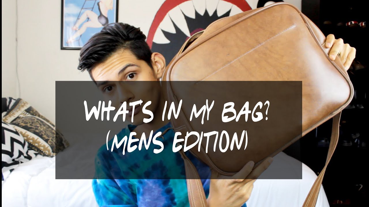 What's In My Bag (Men's Edition) - YouTube