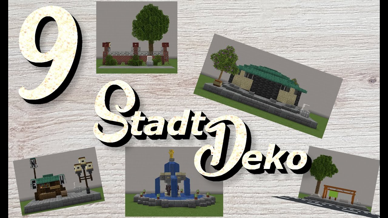 9 "einfache" Deko-Ideen für deine Stadt, die du in Minecraft bauen ...