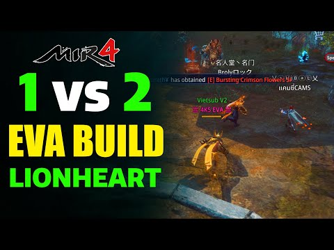 MIR4 PvP: 1 vs 2 – The Power of EVA Lionheart!