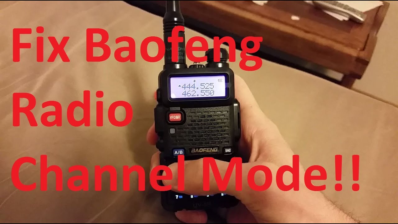 Manually Program Repeater with Offset into Baofeng Channel Mode - YouTube