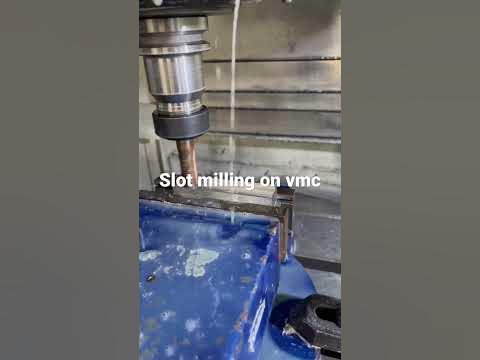 Slot milling on vmc #vmc #cnc #lmw #pattern #pully #mold #powermill # ...