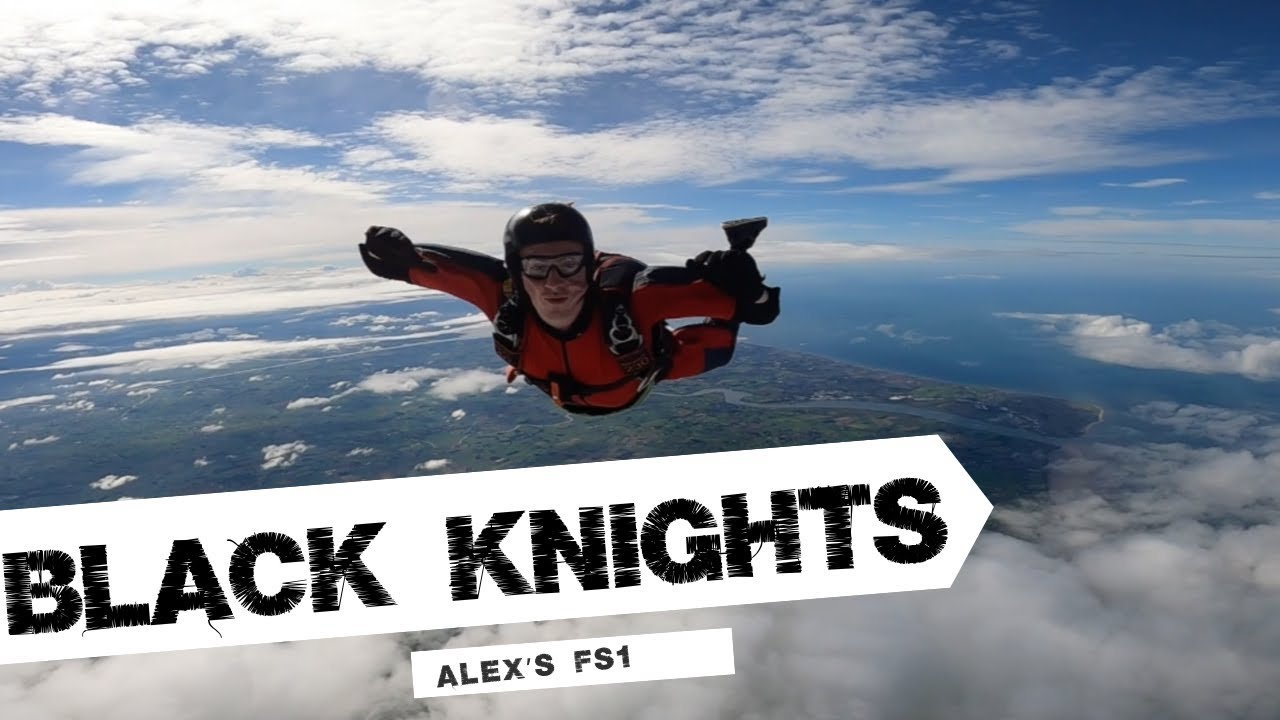 Black Knights Formation Skydiving - Alex's FS1 - YouTube