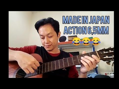 Gitar made in japan actionnya 6,5mm 😱, yamaha G228 Mr.Aldi - YouTube