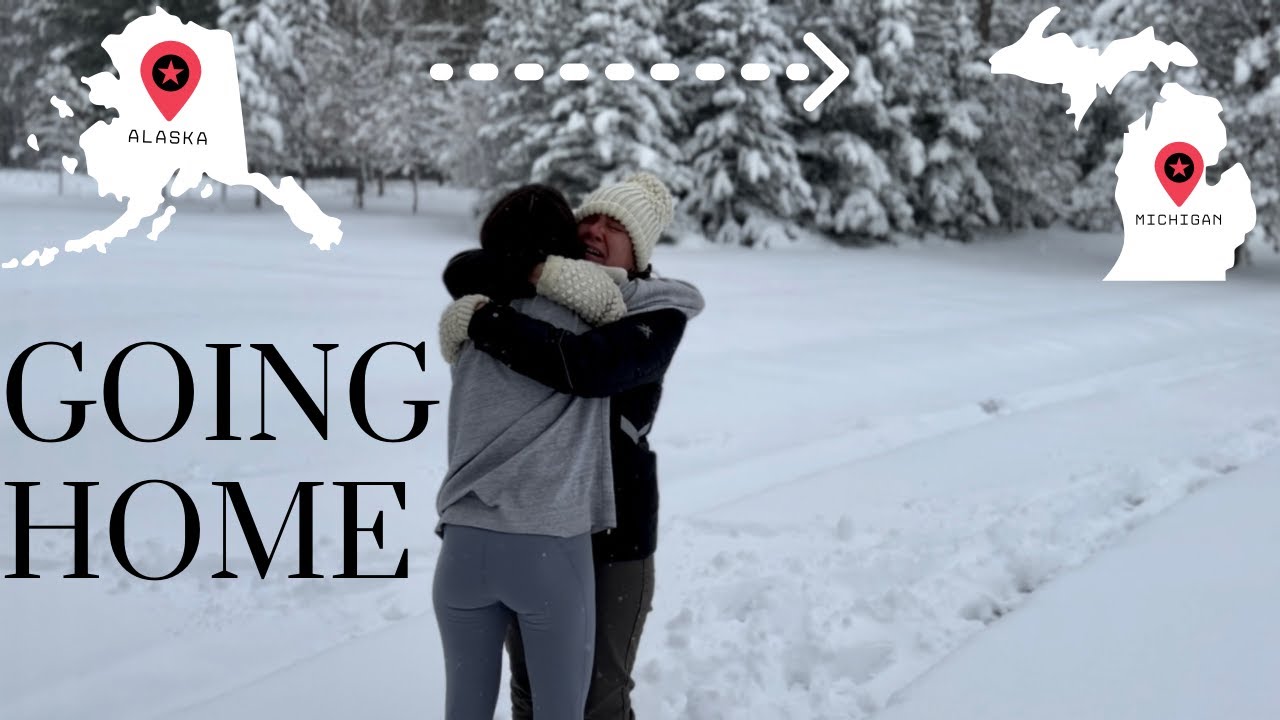 Flying Home To Surprise My Family!! | First Travel Vlog - YouTube