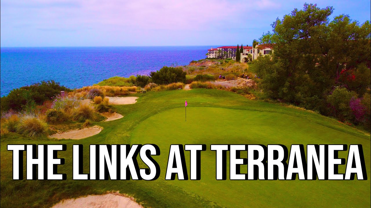 OCEANSIDE PAR 3s | Links @ Terranea Resort FULL Course Vlog with Drone ...