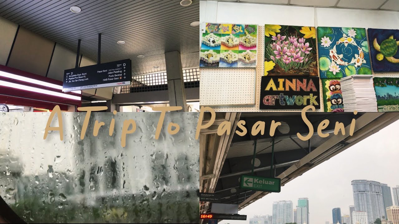 Vlog: A trip to Pasar Seni 🔖| mrt, batik painting - YouTube