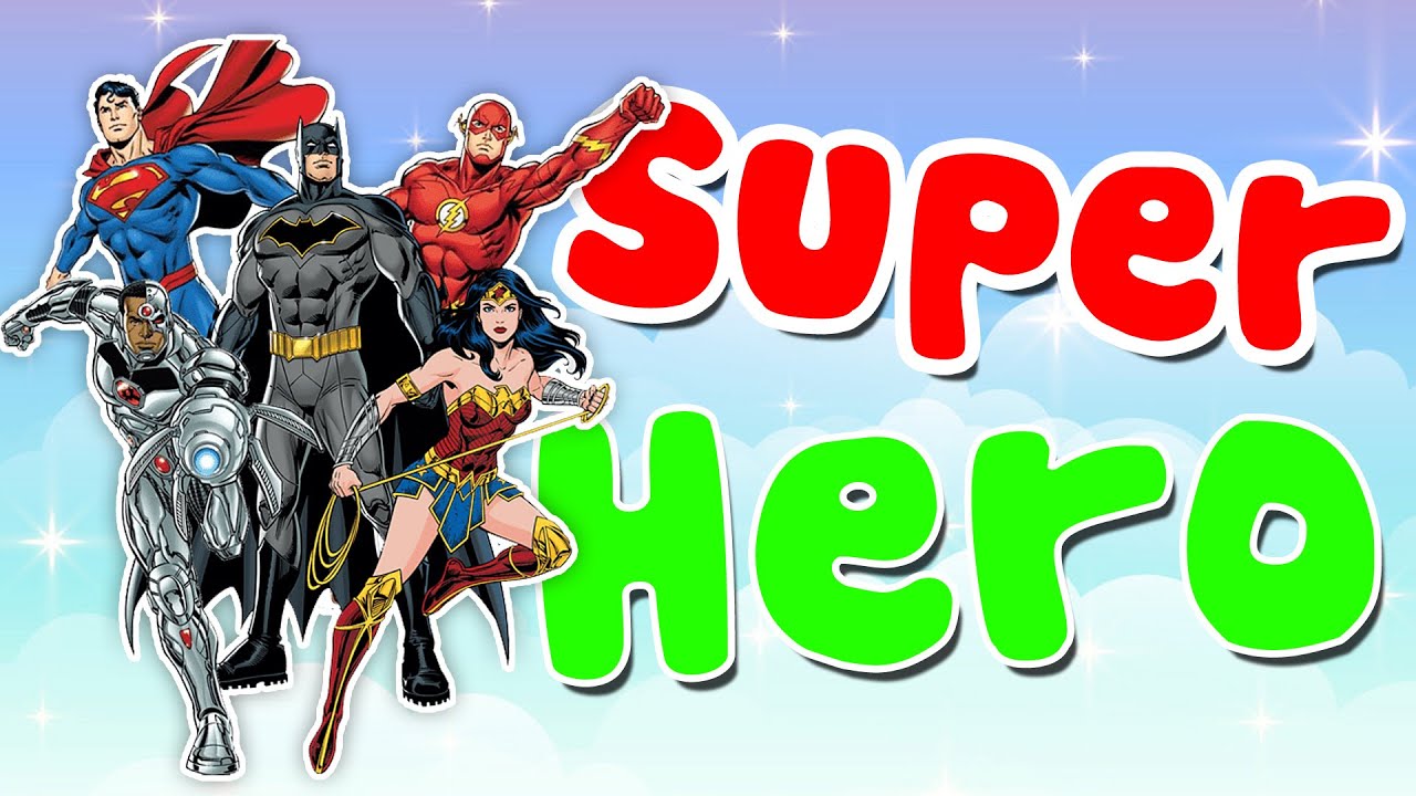 Super hero for kids in Englishl Alphabet l Song for Preschool by Taiem ...