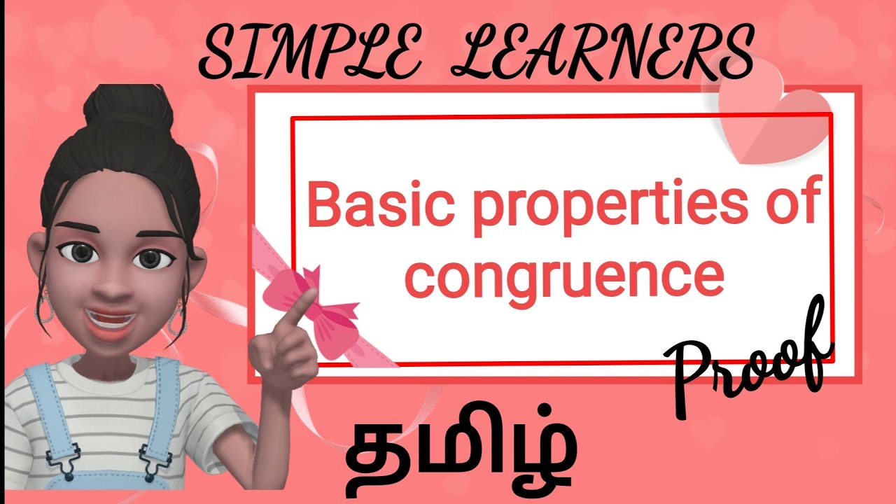 Congruence |Basic properties of congruence |Number Theory |Tamil - YouTube