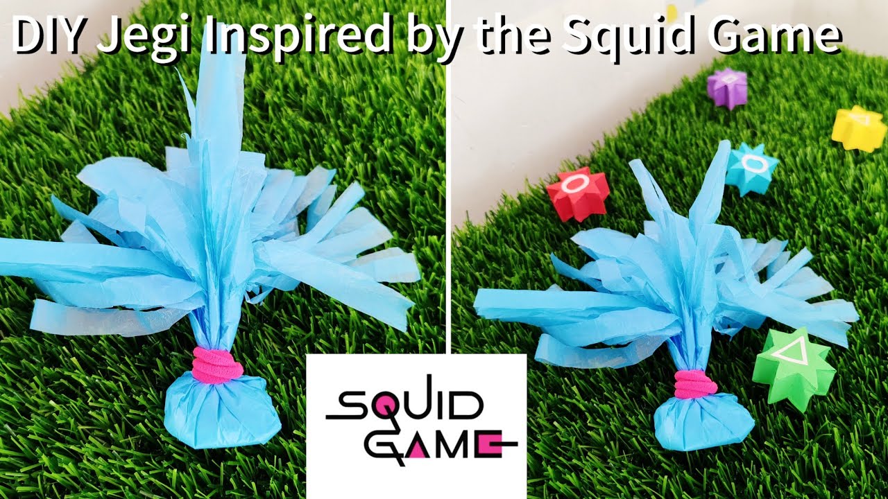 how to make DIY Jegi Inspired by the Squid Game | Easy paper tutorial ...