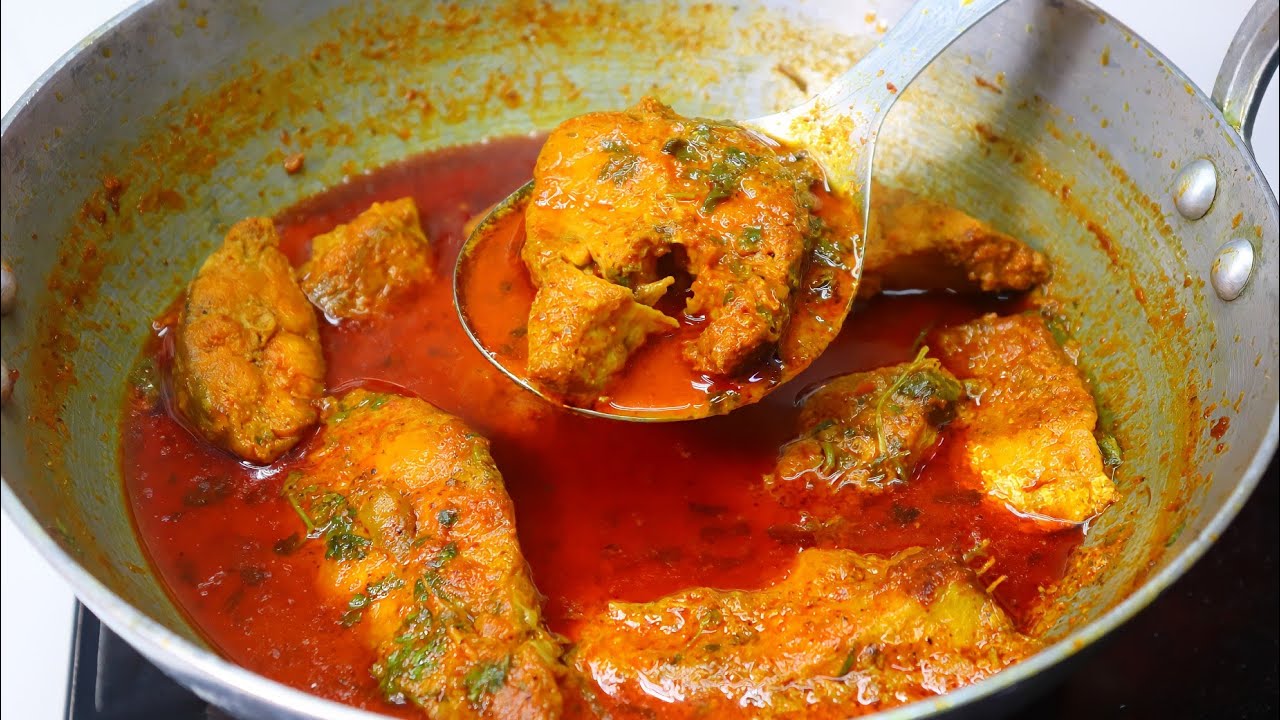 Bihari Style Katla Fish Recipe | सरसों वाली मसालेदार कतला फ़िश करी ...