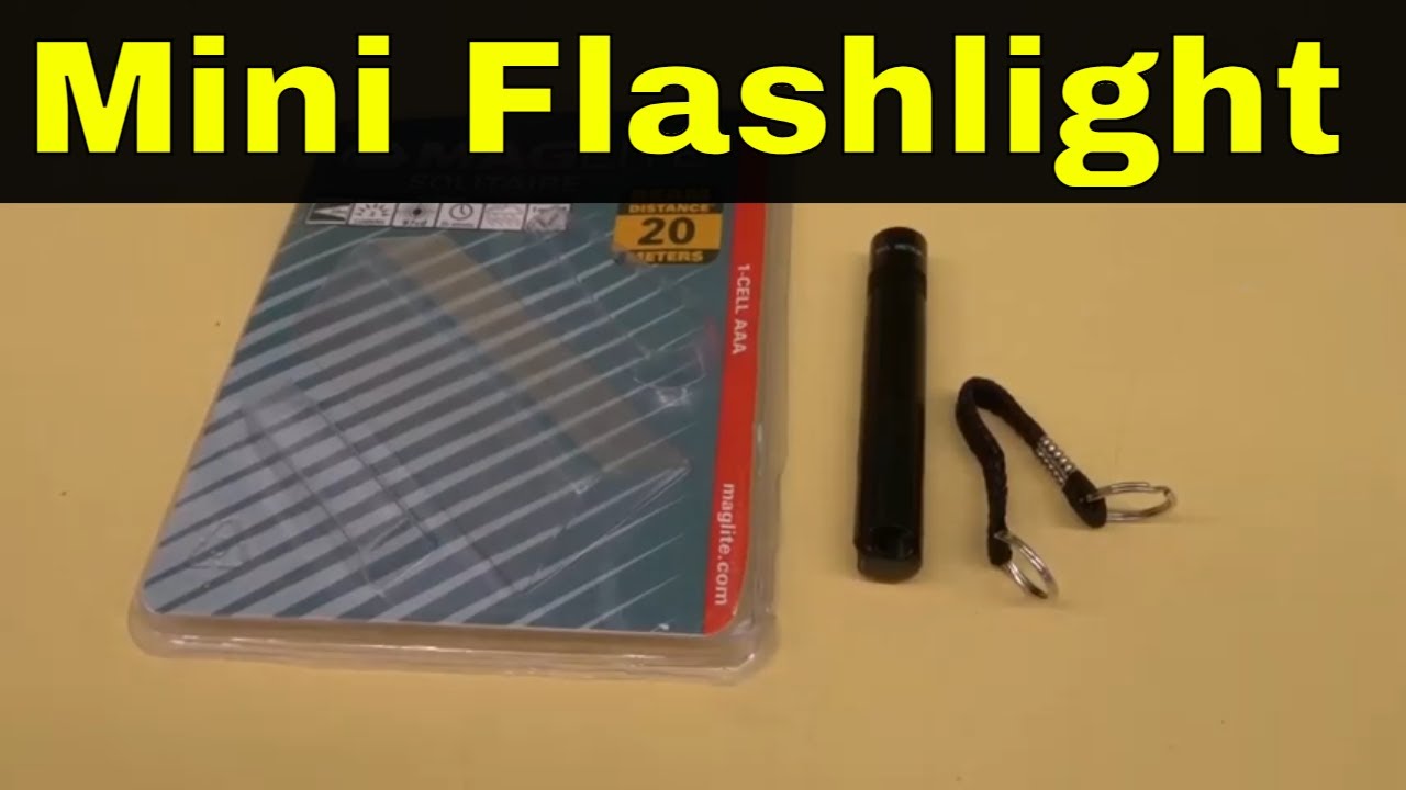Maglite Solitaire Mini Flashlight Review-Bright Light And Compact Size ...