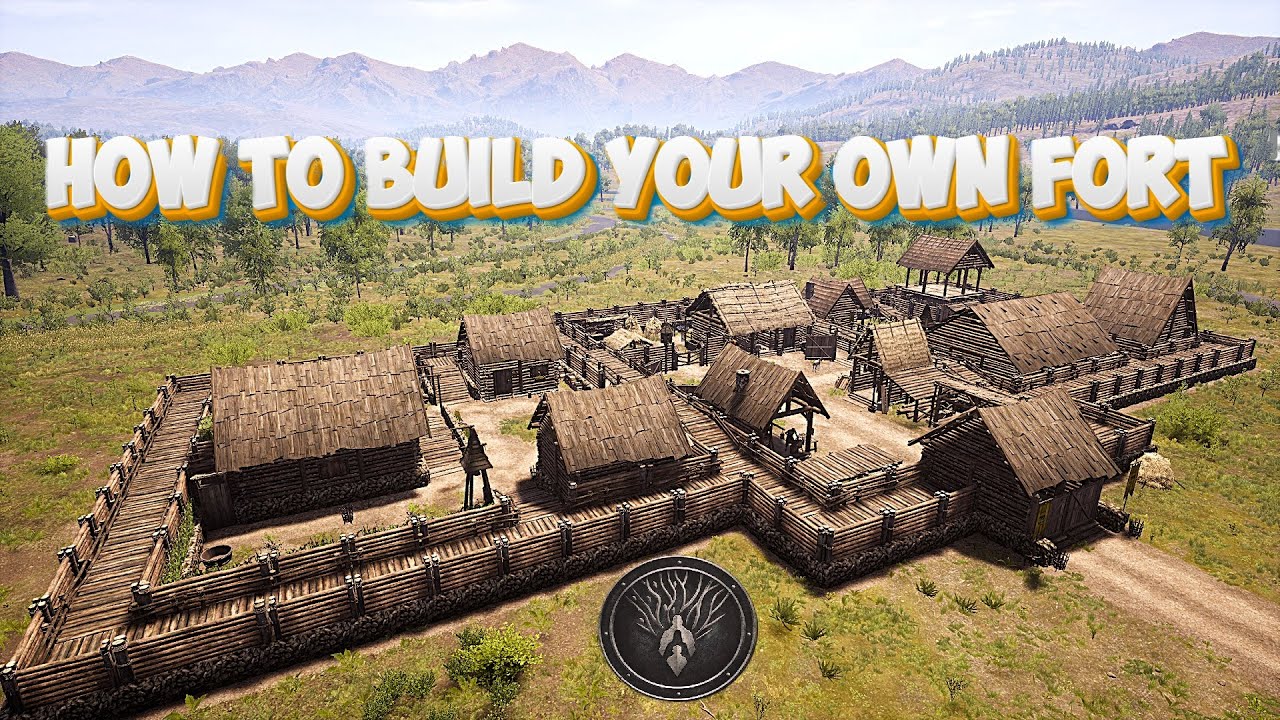 How to build your own fort in Medieval Dynasty Oxbow , Base Building ...