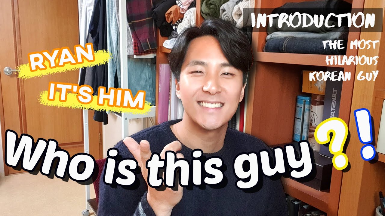 Ryan's first video for self introduction&channel introduction/자기소개 채널소개(유튜브 첫영상) - YouTube