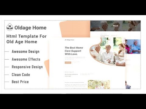 Oldage Home - Senior Security / Senior Care HTML Template | Themeforest ...