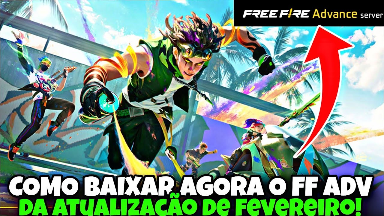 COMO BAIXAR E ENTRAR NO SERVIDOR AVANÇADO DO FREE FIRE ! COMO CONSEGUIR ...