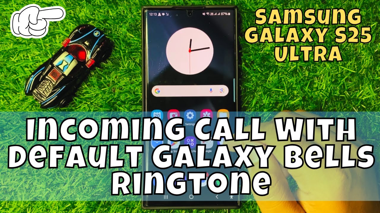 Incoming Call With Default Galaxy Bells Ringtone Samsung Galaxy S25 ...