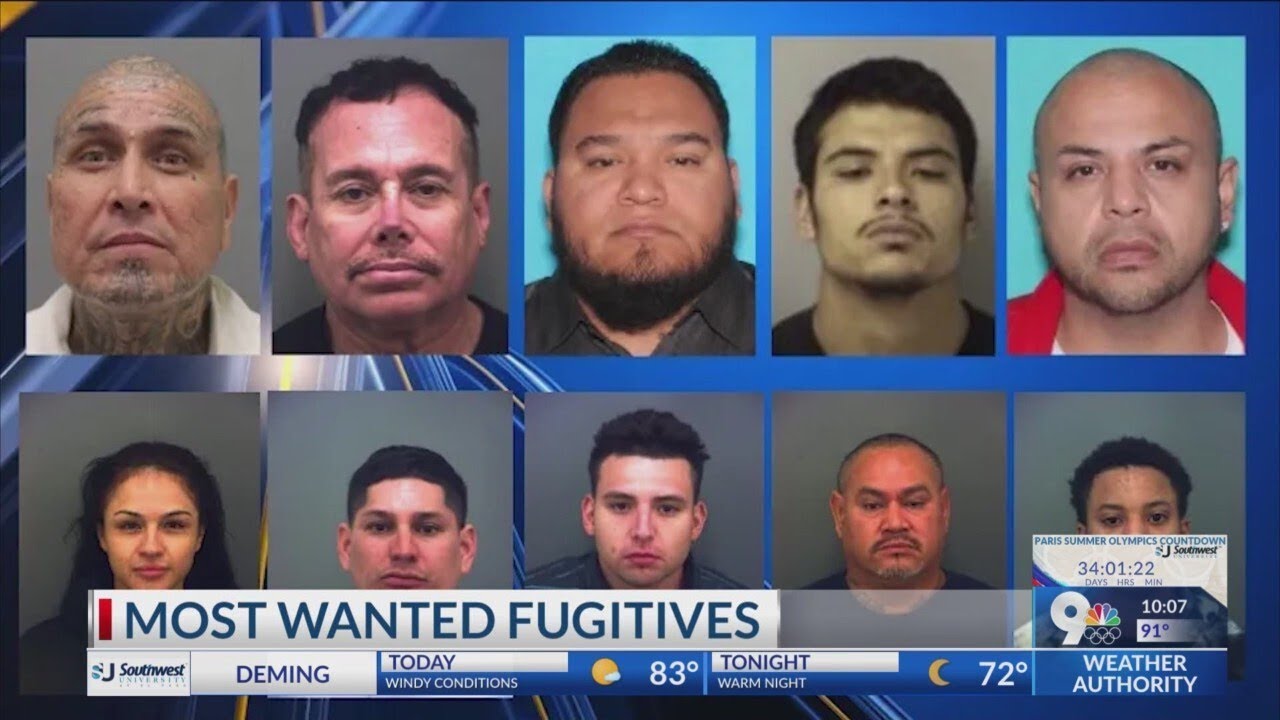 Look at 'Most Wanted' fugitives for El Paso region - YouTube