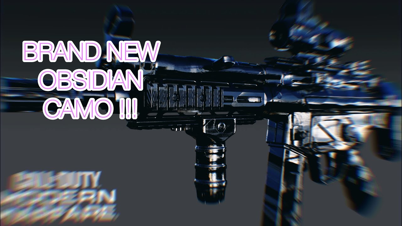 Modern Warfare: NEW OBSIDIAN CAMO MP5 !!! - YouTube