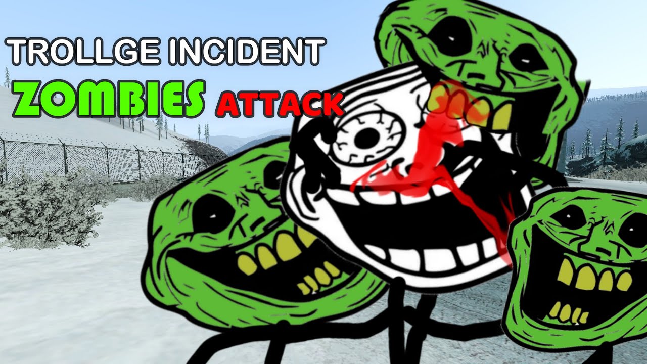 TROLLGE INCIDENT ,,ZOMBIES ATTACK,, #trollface #trollge # ...