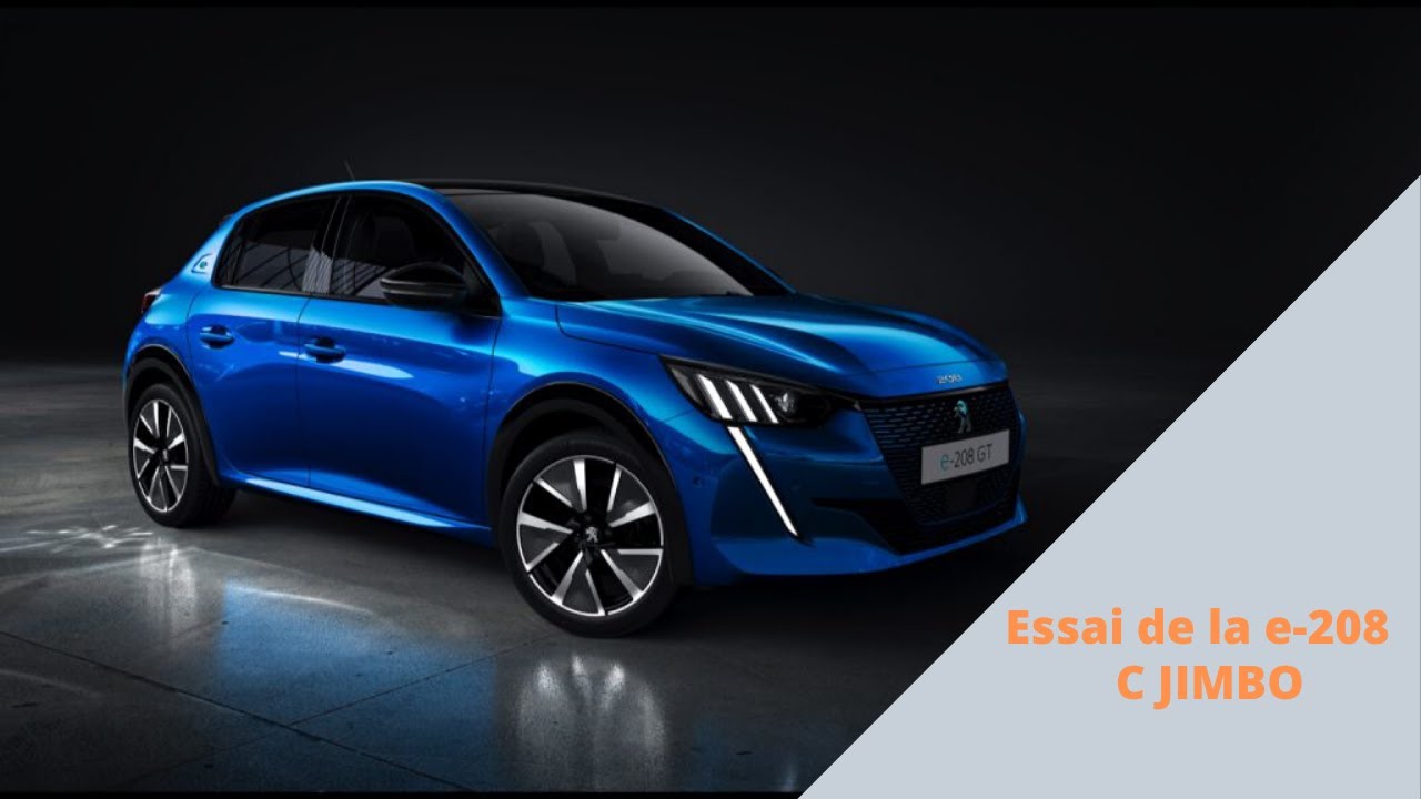 ESSAI de la E-208 - YouTube