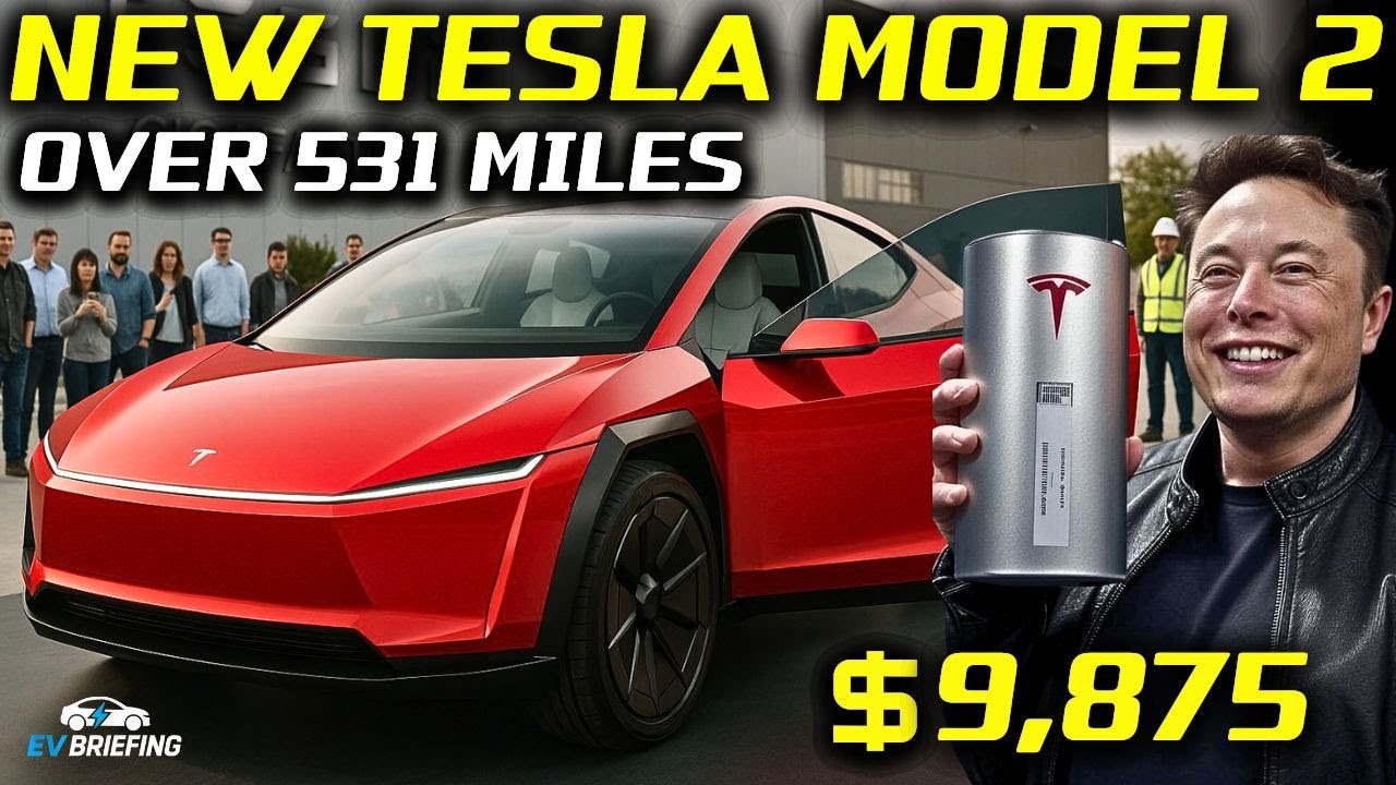 Elon Musk ANNOUNCES NEW TESLA MODEL 2 $9,875 With 20-Year Battery ...