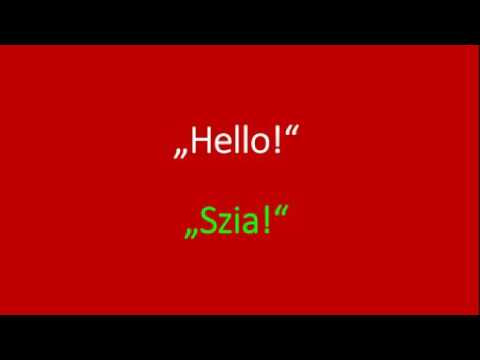 Hello - in Hungarian (for one person only!) - YouTube