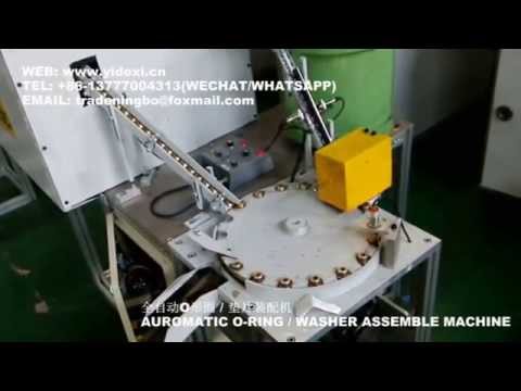 AUTOMATIC O RING AND WASHER ASSEMBLE MACHINE - YouTube
