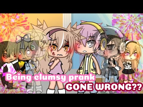 ••🩷being clumsy prank🩷••// Gone wrong??!// #gacha