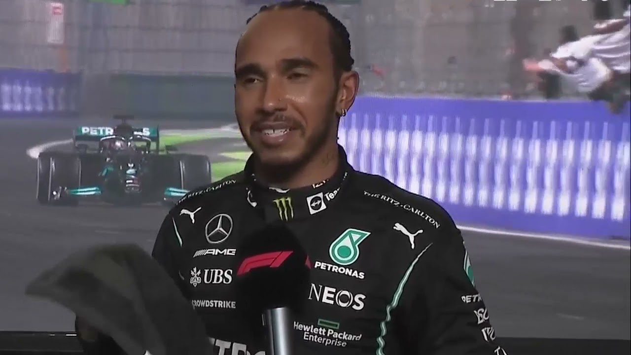 Lewis Hamilton Post Race Interview-Saudi Arabia - YouTube