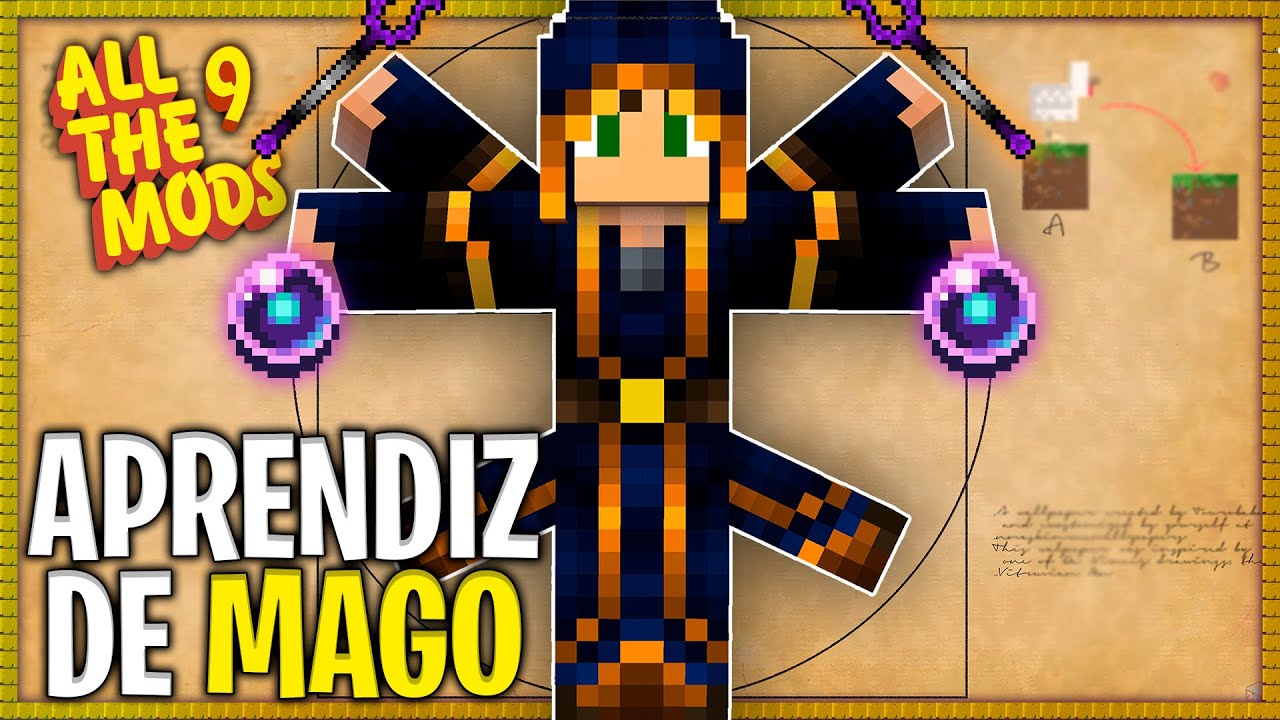FINALMENTE! ESTAMOS NO CAMINHO PARA NOS TORNARMOS UM MAGO !! Minecraft ...