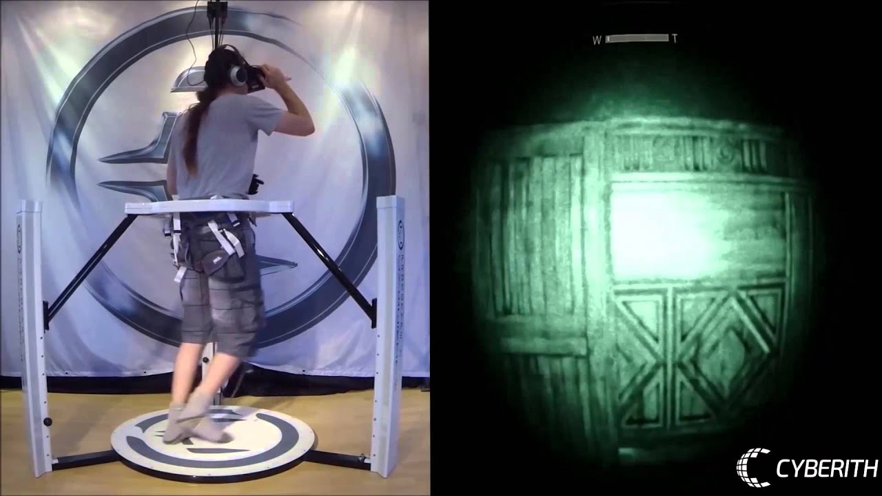 Juegos usando Cyberith Virtualizer y Oculus Rift - VR - YouTube