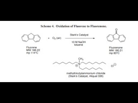 Fluorene to Fluorenone Chromatography + Phase Transfer Catalyst ...