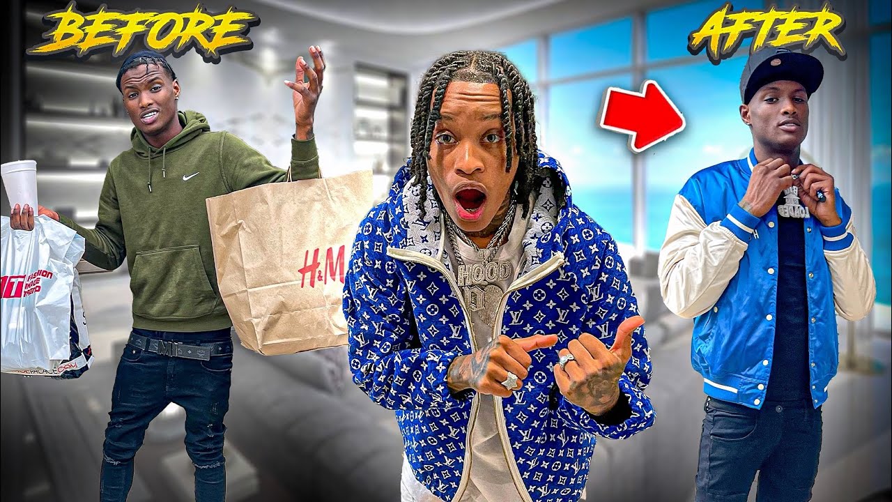 I Became His Stylist For 24 Hours and Showed Him How To DRIP! - YouTube