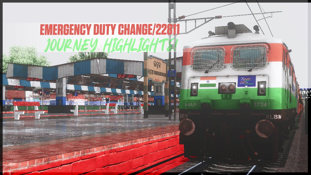EMERGENCY DUTY CHANGE OF 22839 / 22811 BBS-NDLS TEJAS RAJDHANI EXP ...