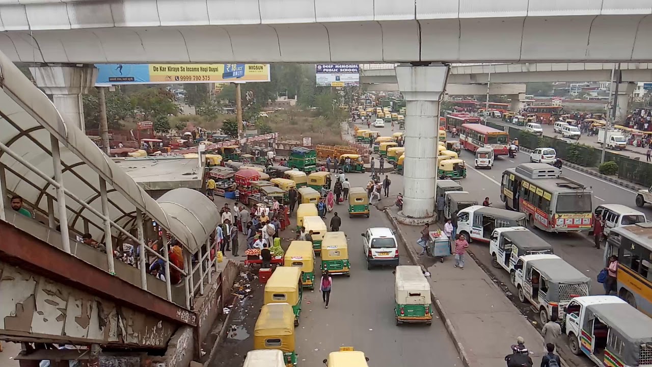 Anand vihar bus stand - YouTube