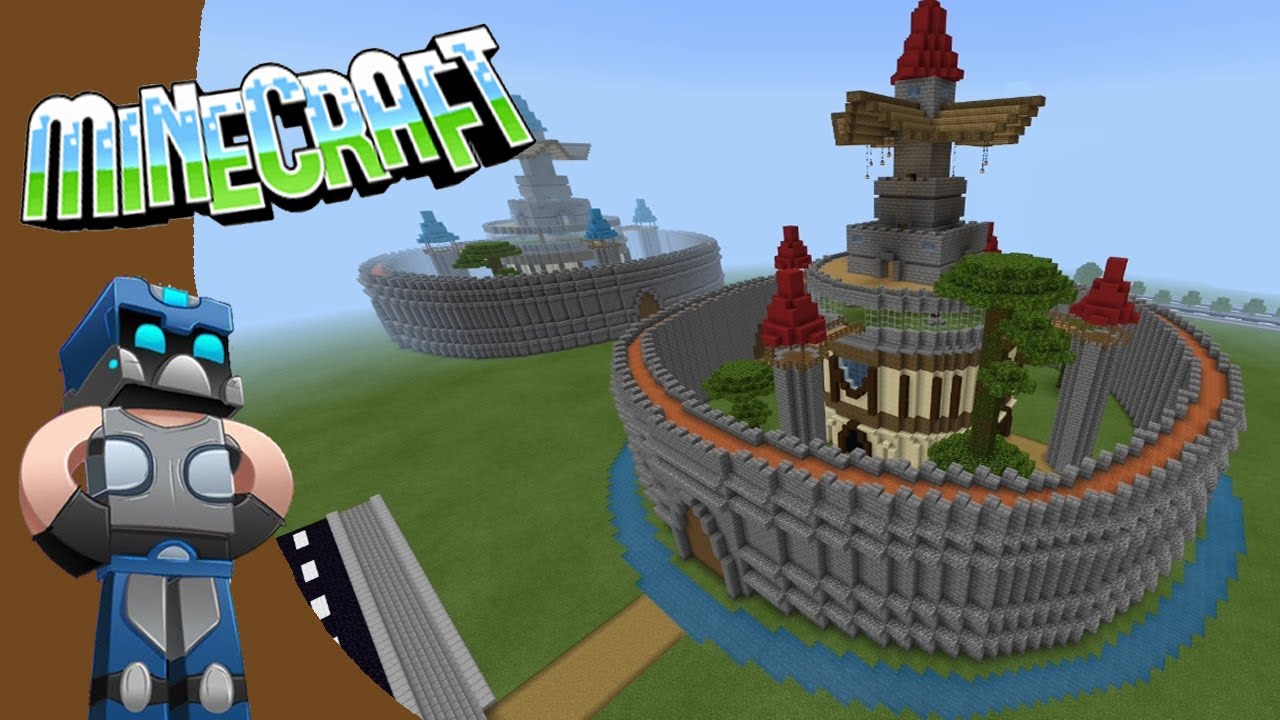 Castillo Circular Minecraft Tutorial / Como hacer un castillo Bien ...