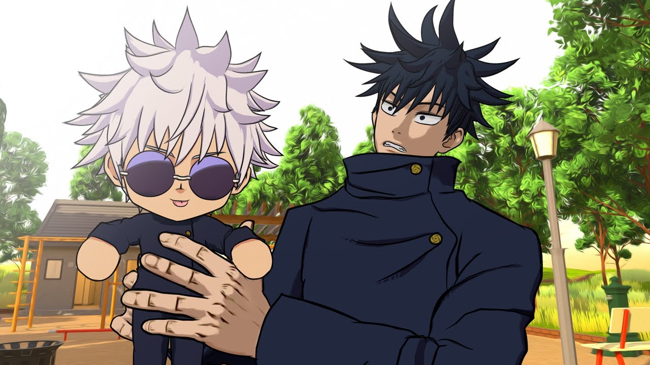 Megumi Babysits Gojo! (jujutsu kaisen vr) - YouTube