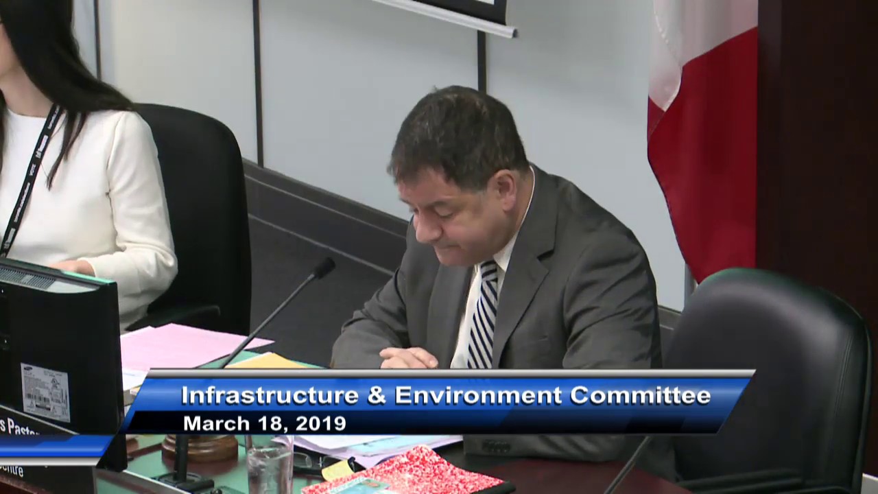 Infrastructure and Environment Committee - March 18, 2019 - YouTube